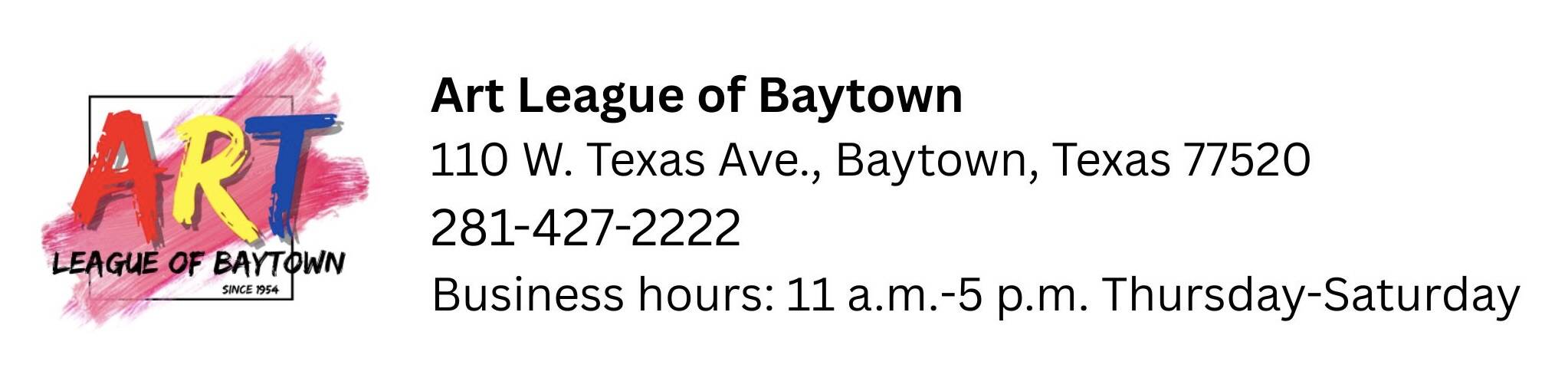 Exhibits | Art League of Baytown